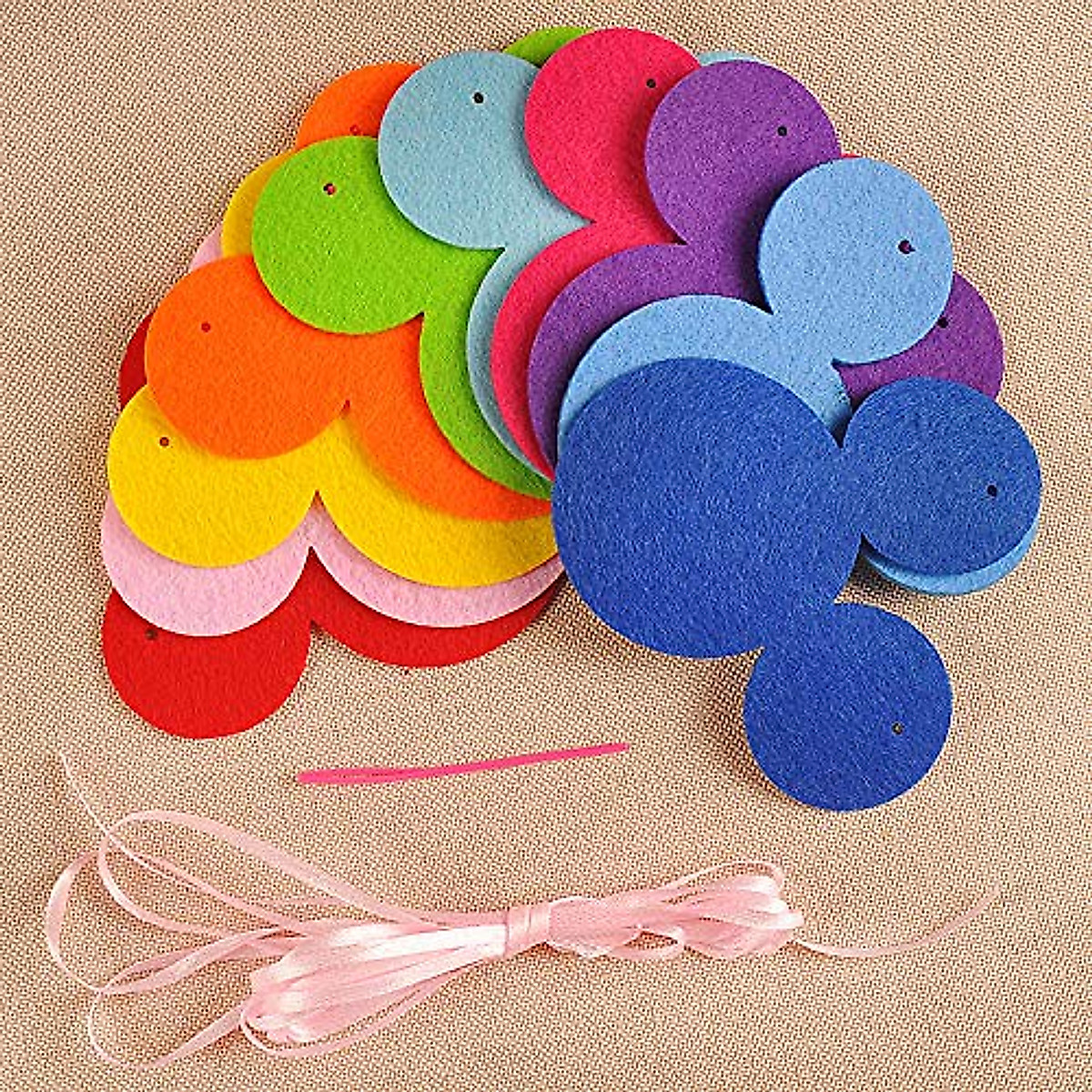 Kinyanco Colorful Mickey Mouse Garland for Parties & Decor
