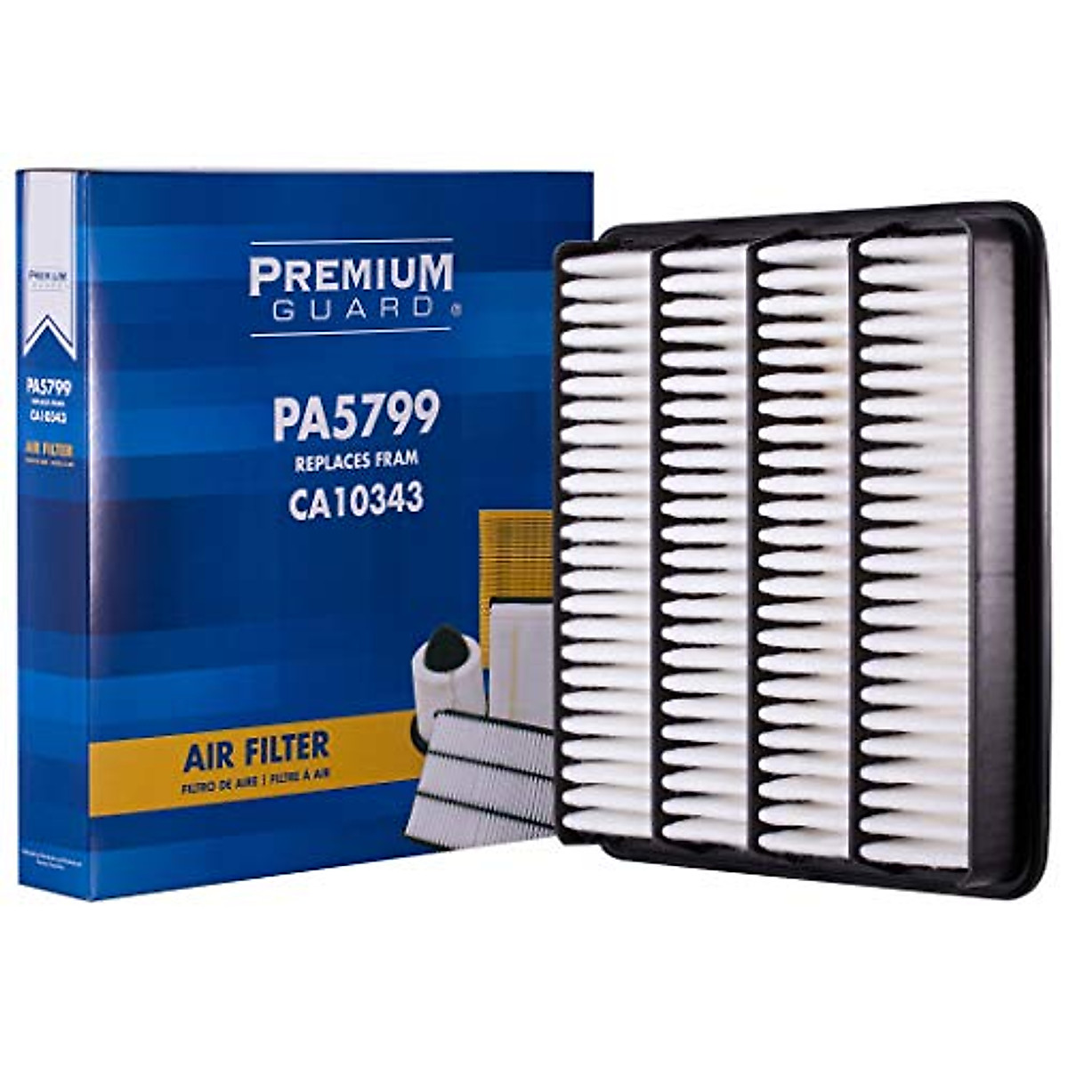 PG Engine Air Filter PA5799 | Fits 2021-07 Toyota Tundra, 2013-08 Sequoia, 2021-08 Land Cruiser, 2021-08 Lexus LX570