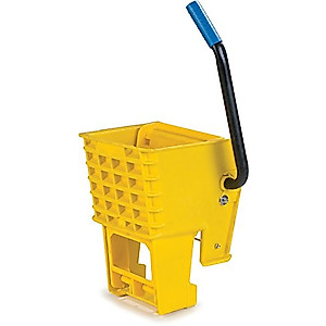 Carlisle FoodService Products 36908W04 Side Press Wringer, 15" Length x 11" Width x 9.88" Height, Yellow, For 26 qt and 35 qt Mop Bucket