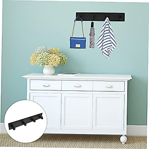 STOBAZA 3pcs Coat Hook Heavy Duty Wall Hook Metal Hook Stainless Steel Hooks Wall Clothes Mounted entryway hat Hook Wall Towel Hanger Door Hooks for Hanging No Punching Coat Rack