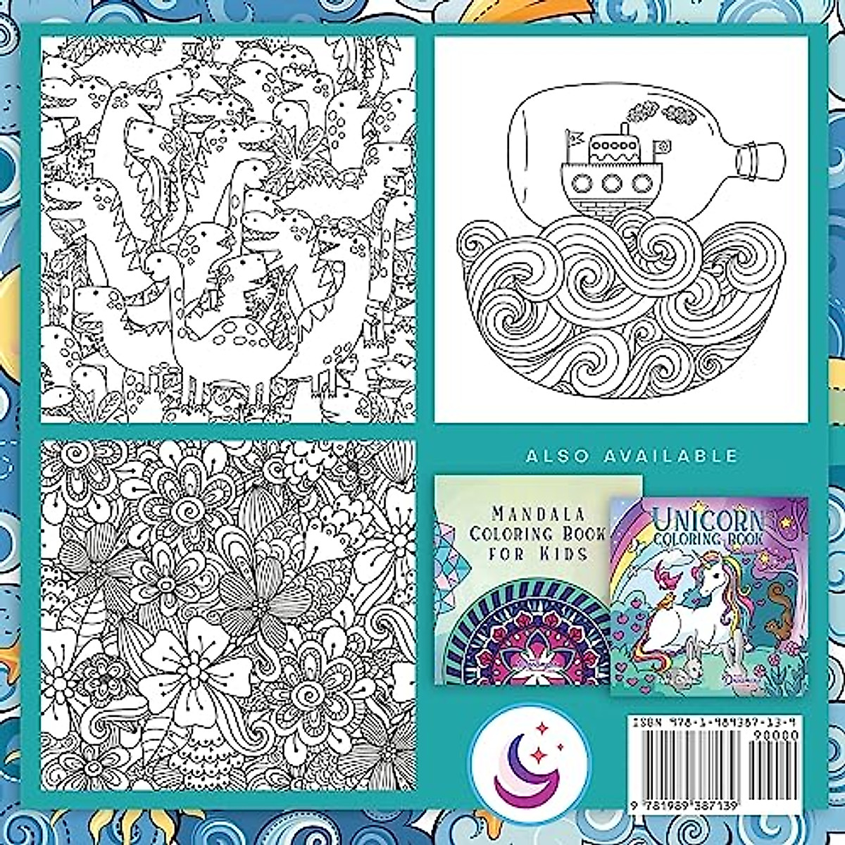 Cute and Playful Patterns Coloring Book: For Kids Ages 6-8, 9-12 (Coloring Books for Kids)