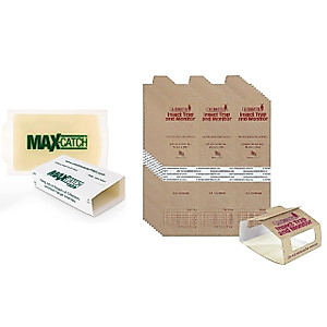 Catchmaster Mouse & Insect Glue Board Set, 36 Glue Boards & 30 Spider & Insect Glue Traps, Indoor Roach Trap for Home, Garage & Shed, Pet Safe Pest Control