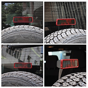 RT-TCZ Tail Light Guards Covers Brake Light Cover For Rear Taillights 2007-2017 Jeep Wrangler JK Unlimited Accessories (US Flag-1)