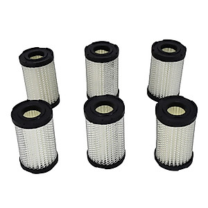 6PCS Filter 35066 Compatible with Tecumseh OVRM105 TC200 TC300 TCH300 TVS100 TVS105 AM123992 Replace for Sears 63087A Replace for Craftsman 33342 63087 Replace for Lawn-Boy 10200 10202 10210 10302