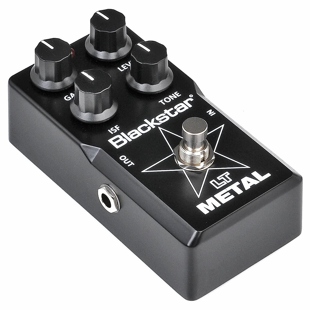Blackstar LT Metal Distortion Electric Guitar Effects Compact Stompbox Pedal (LT-Metal), Black (310418)