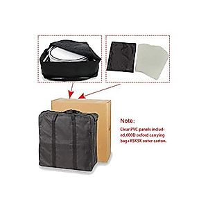 81 in Portable Display Case Set 5-Layer Circle Quick Installation Potable Twister Tower Portable Trade Show Counter with Twist and Fold Design- Stand Only (White)