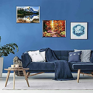 Qoosea 4 Pack Paint by Numbers for Adults Landscape DIY Art Craft for Beginner Acrylic Painting On Canvas by Number for Home Wall Decor 12X16inch