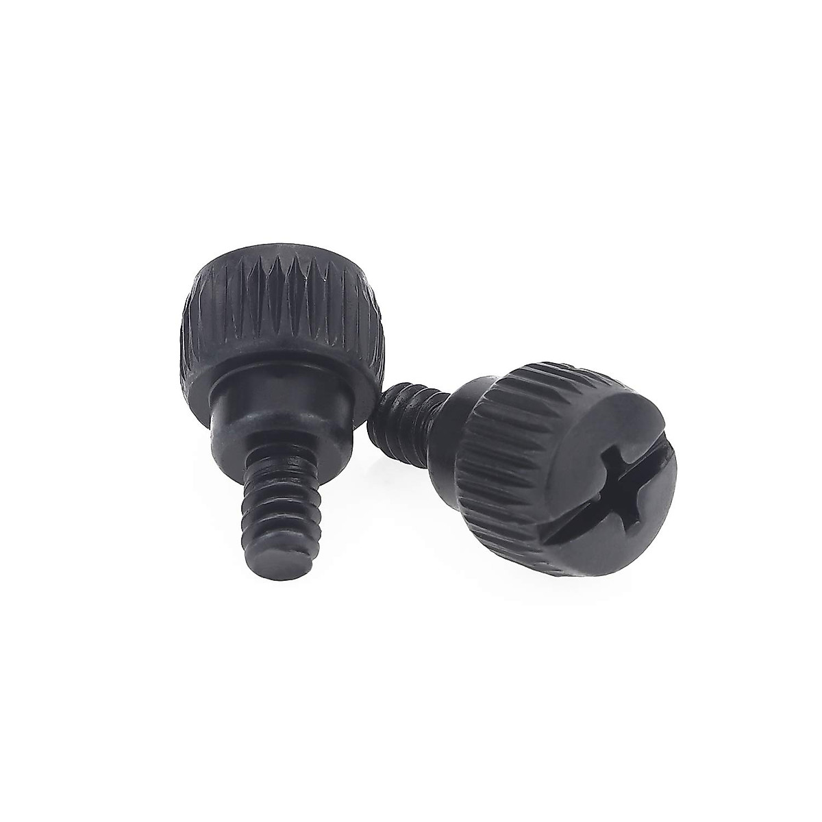 Favordrory 50 Pieces 6#-32x5 Computer Case Thumb Screws, Black