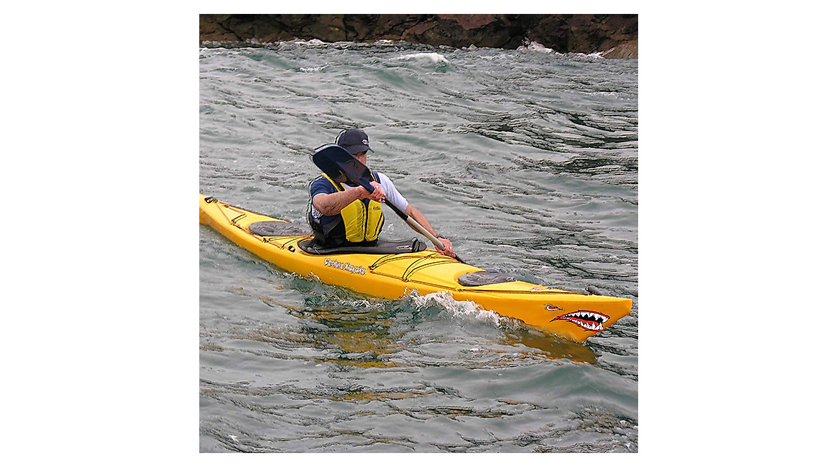 MOOCY Shark Teeth Kayak Stickers - Fun & Waterproof Décor