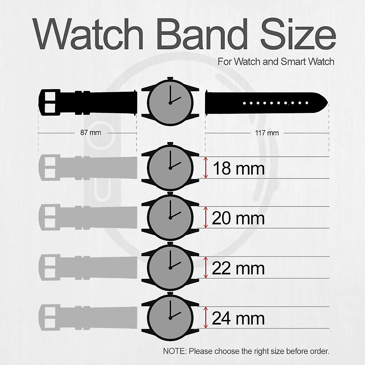 CA0075 Turtle Carapace Leather & Silicone Smart Watch Band Strap for Wristwatch Smartwatch Smart Watch Size (20mm)
