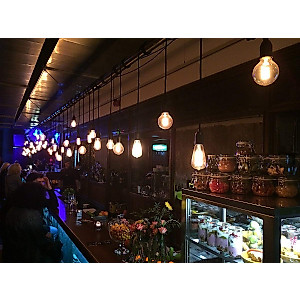 CTKcom Vintage Edison Light Bulbs(2 Pack)- 40W ST58 Vintage Squirrel Cage Filament E26/E27 Base,Antique Incandescent Bulb,Vintage Teardrop Top Lamps for Home Light Fixtures E26/E27 110V-130V