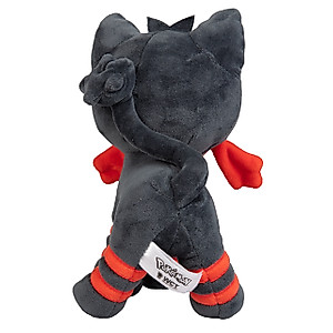 Pokémon 8" Litten Plush - Officially Licensed - Sun and Moon Starter - Authentic Soft Stuffed Animal Toy Figure - Valentine's Day & Easter Basket Stuffer Gift for Kids, Boys, Girls - 2+