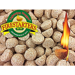 Lightning Nuggets AN170 Fire Starters, 2x2x1.1/4, Tan