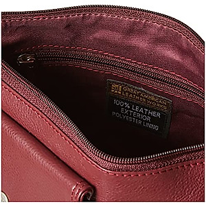 Bueno of California GAL Tuscany Top Zip Crossbody, Bayberry