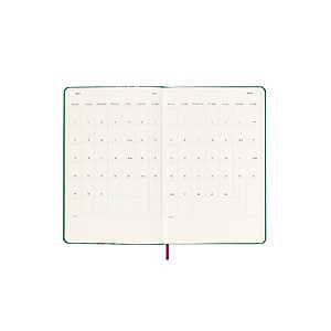 Moleskine Limited Edition Frida Kahlo 12 Month 2023 Daily Planner, Hard Cover, Large (5" x 8.25"), Green