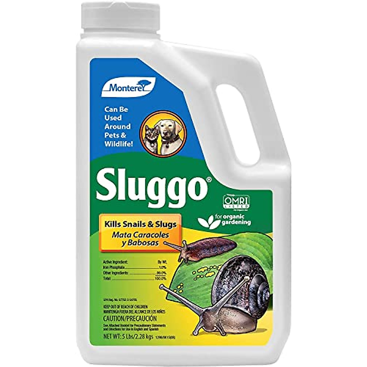 Sluggo Snail & Snail Bait 5 Lb, 2 Pack