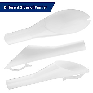 Fuel Filler Funnel for Ford Focus F150 Mercury Lincoln, Replacement Part# 8U5Z-17B068-B 8U5A-17B068-AD Ford Fuel Tank Filler Tube Neck Sleeve