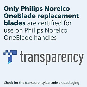 Philips Norelco Genuine OneBlade Replacement Blade, 1 Count, QP210/80