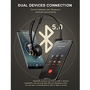 Bluetooth Headset with Microphone