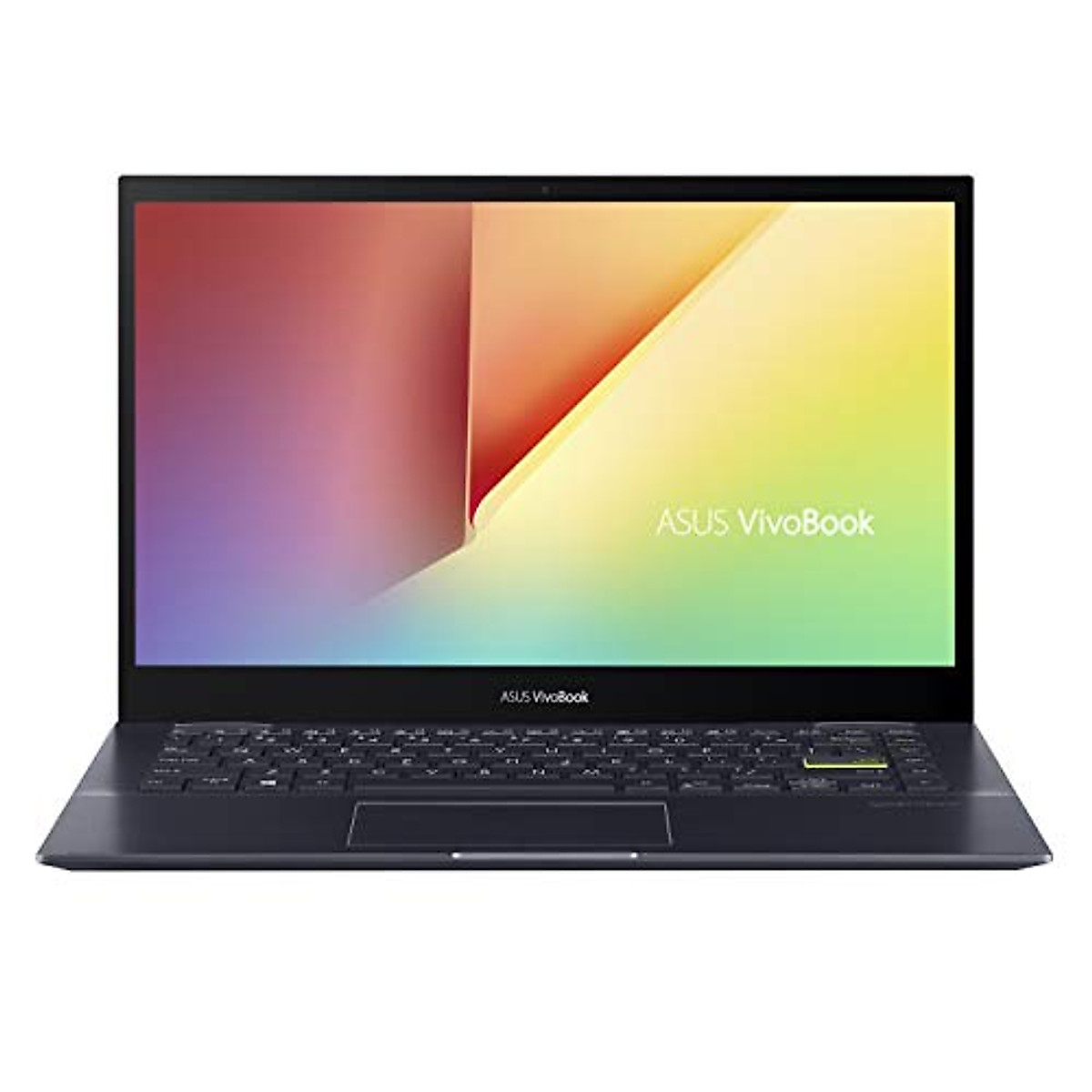 ASUS VivoBook Flip 14 Thin and Light 2-in-1 Laptop, 14” FHD Touch Display, AMD Ryzen 5 4500U, 8GB DDR4 RAM, 256GB SSD, Glossy, Stylus, Fingerprint Reader, Windows 10 Home, Bespoke Black, TM420IA-DB51T