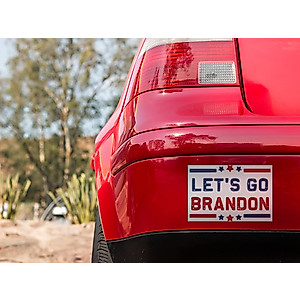 Funny Tool Box Magnet Sign - 4x6 in. FJB Let's Go Brandon Red White and Blue Stars