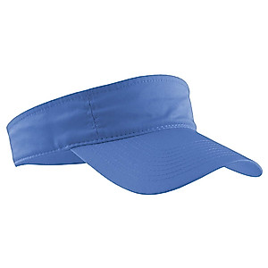 Custom Visor Hat Embroider Your Own Text Customized Adjustable Fit Men Women Visor Cap (Ultramarine)