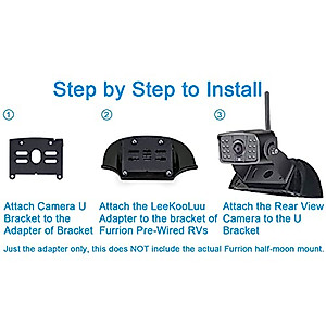 Yakry Bracket Adapter and Pig Tail Wire Plug Compatible with Furrion Pre-Wired RVs