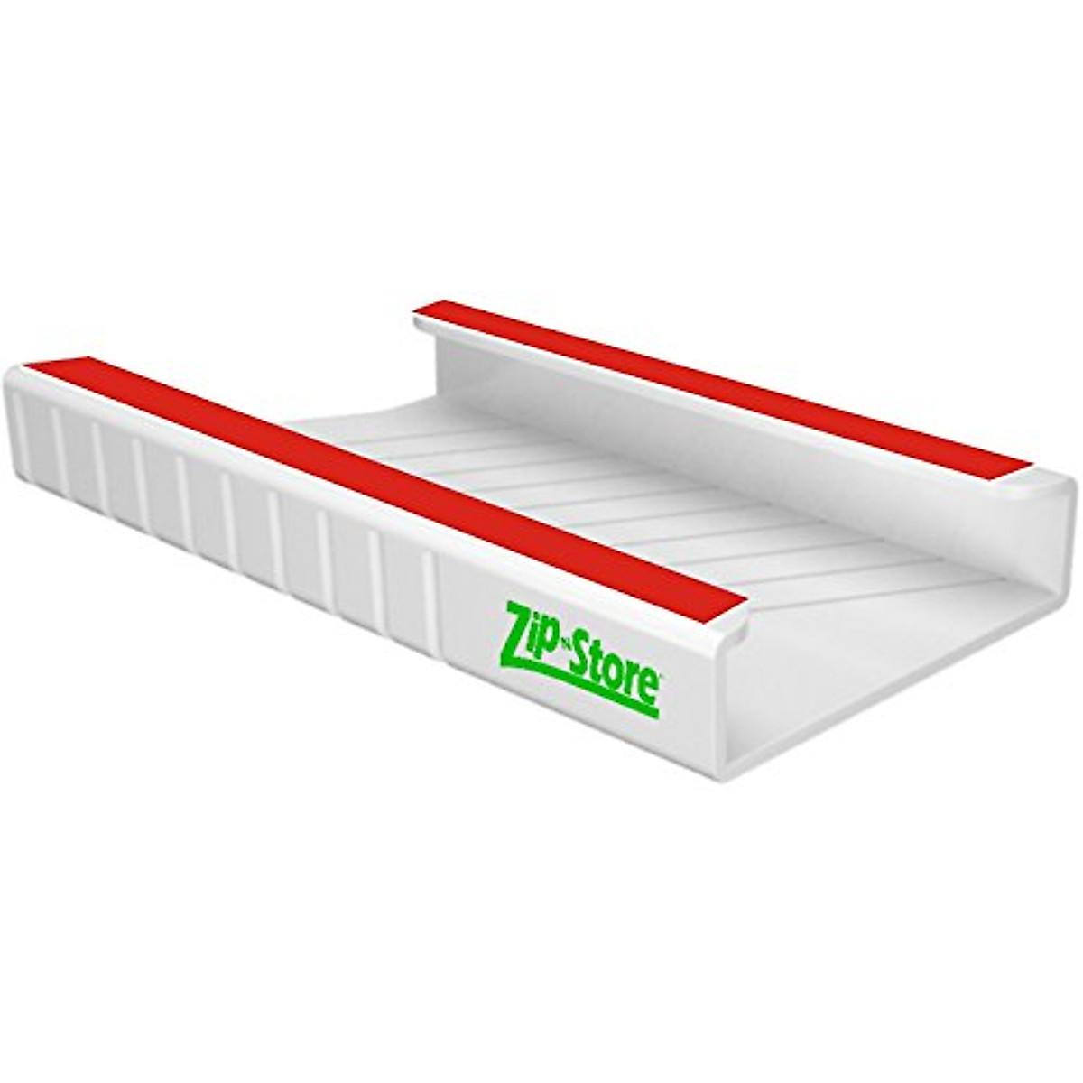 Zip n Store - Your Refrigerator Organizer Bins - Ziploc Bags Easy Fridge Organizer - Organizes 10 Bags, Perfect For Leftovers, Easy To See & Install, Access Food, Does not come with Tracks - Door