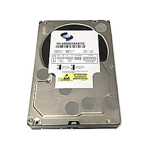 WL 4TB 7200RPM 64MB Cache SATA 6Gb/s 3.5inch Internal Desktop Hard Drive (for Server, RAID, NAS, DVR, Desktop PC) (Renewed)