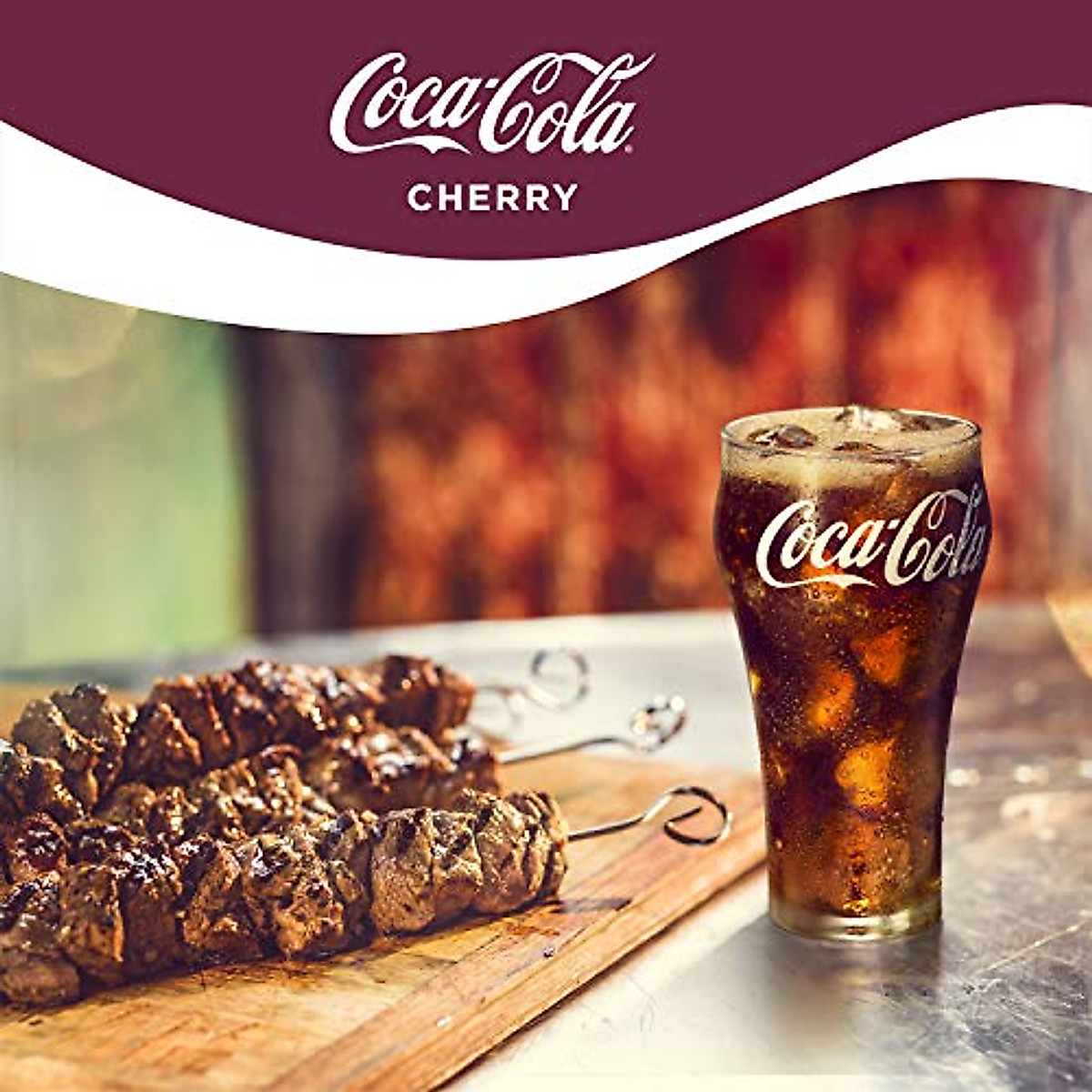 Coca-Cola Coke Cherry Soda, 16.9 fl oz (pack of 6)