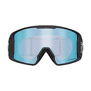 Oakley Line Miner Snow Goggle (Matte Black Frame/Prizm Sapphire Iridium Lens) with Large Goggle Soft Case