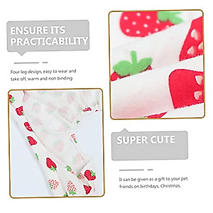 LIFKICH 2pcs Lovely Pet Night Nightdress Dogs XL Clothes Pajamas Jammies Bodysuits Rompers Shirts Sleepwear Puppy Coat Wear Comfortable Nightclothes Jumsuit Costume Paw Printed Household