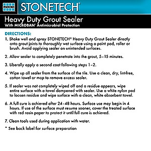 STONETECH Heavy Duty Grout Sealer , 24OZ (709ML) Spray Bottle