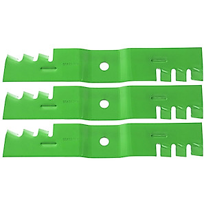 8TEN LawnRAZOR Mower Blade Set for Cub Cadet GT2148 Recon Z-Force LZ48 PRO-Z 100 48 inch Deck 02005017-X (Mulching)