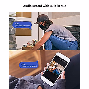 ANNKE 8CH 2K+ Super HD Audio Security Camera System Outdoor with Smart Motion Detection, H.265+ Surveillance DVR with 8 x IP67 CCTV Camera 100ft Smart IR Night Vision,Remote Access, 2TB Hard Drive