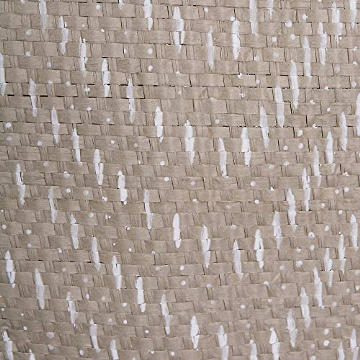 DII Collapsible Waterproof Chevron Laundry, Small Round, Stone/Cream, 2 Piece