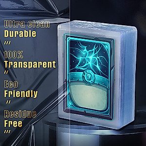 Hard Case for Cards Semi Rigid Holders Grading Submission Size Trading Protectors Sleeves Hard Plastic Card Supplies for Trading Cards, Baseball Cards, Sports Cards (40 Pieces)