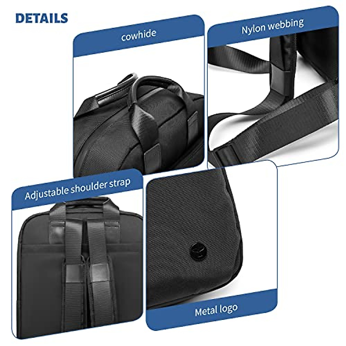 BAI YI Travel Backpack for Men, 15.6 Inches Mens Backpack for Work Travel Essentials Business Laptop Backpack, Durable Waterproof Backpack