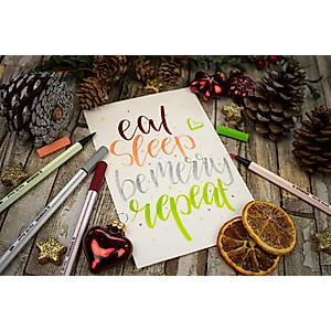 STABILO Pen 68 Brush Marker, Blue