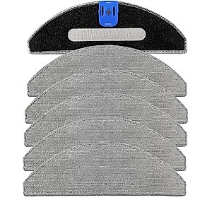 LOTIN 6 Pack Mop Pads for Combo j5+ / Combo j5 / Combo i5+ / Combo i5 Vacuum Cleaner, Reusable Microfiber Mopping Pad Accessories Replacement