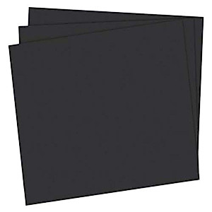 School Smart 1485728 Railroad Board, 4-ply Thickness, 22" x 28", Black (Pack of 25)