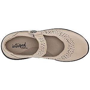 Propét Womens Selena Mary Jane Flat,Cream,10.5 Wide US