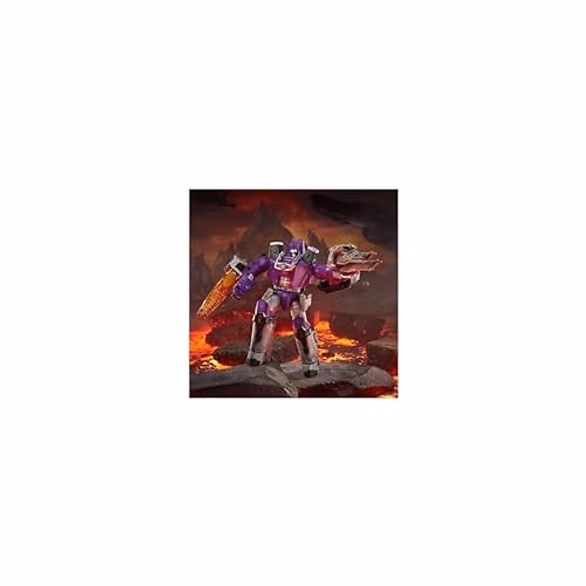Transformers Toys Generations War for Cybertron: Kingdom Leader WFC-K28 Galvatron Action Figure - Kids Ages 8 and Up, 7.5-inch