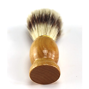 Iconikal Wood Handled Badger Hair Shaving Brush, 2-Pack Aeorsol-Free Shaving Cream