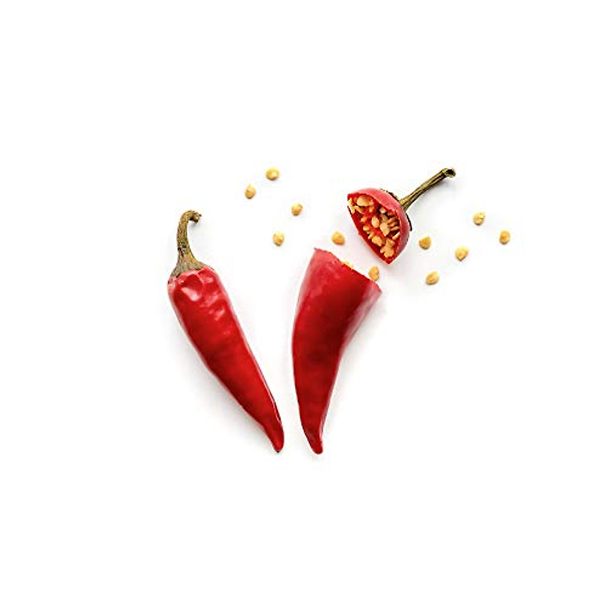 "Tabasco" Red Hot Chili Pepper Seeds for Planting, 50+ Heirloom Seeds Per Packet, (Isla's Garden Seeds), Non GMO Seeds, Botanical Name: Capsicum frutescens, Great Home Garden Gift