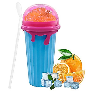 RAUMAXE Slushy Cup Slushy Maker Cup Upgrade 500ml Frozen Magic Cup Large Capacity Cooling Maker Cup Freeze Mug Milkshake Smoothie Mug