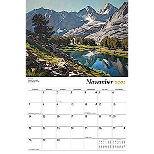 California, Paintings by Tom Hughes 2021 Wall