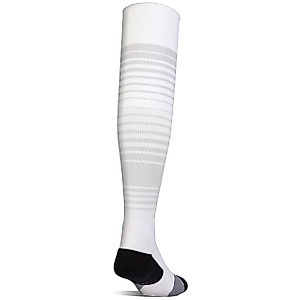 Under Armour Youth Global Performance Over The Calf Socks, 1-pair , White/Glacier Gray , Small