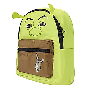 Bioworld Shrek Big Face With 3D Ears Women's Mini Backpack