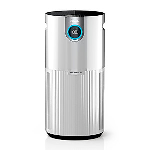 Shark Air Purifier for Home Large Room, Clean Sense Technology, HEPA Air Filter, 1000 Sq Ft, Kitchen, Captures 99.98% of Particles, Pet Dander, Pollutants, Dust, Smoke, Allergens & Smells, HP201